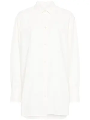 TOTEME Floral-jacquard Cotton Shirt