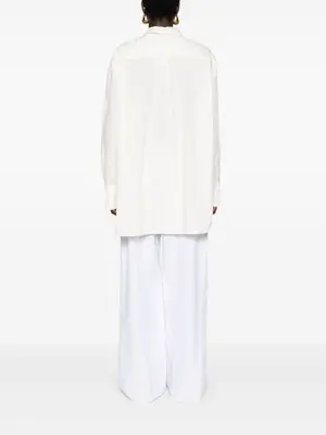 TOTEME Floral-jacquard Cotton Shirt