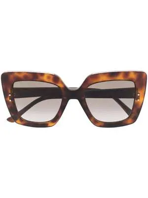 JIMMY CHOO Tortoiseshell Sunglasses - Brown