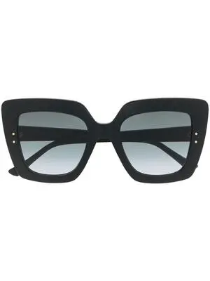 JIMMY CHOO Auri Square-frame Sunglasses - Black