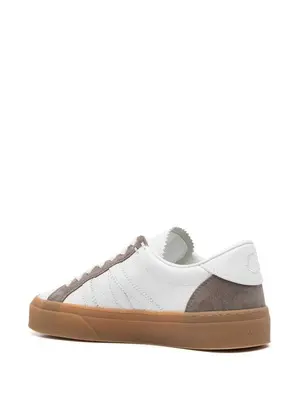 Moncler Monaco Lace-up Sneakers - White