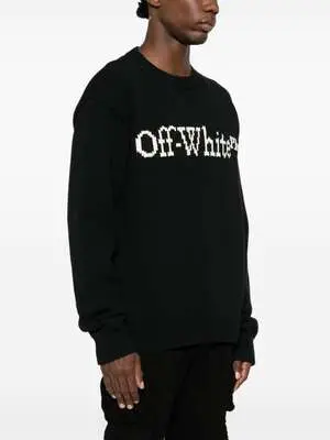 Off-White Intarsia-knit Logo Jumper