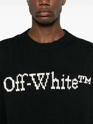 Off-White Intarsia-knit Logo Jumper
