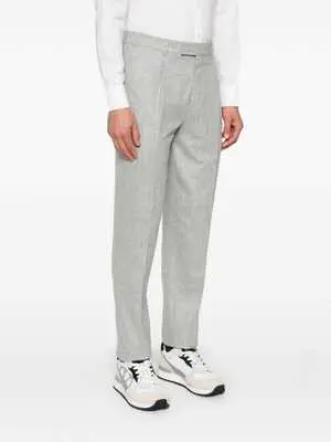 Zegna Felted Tailored Wool Trousers