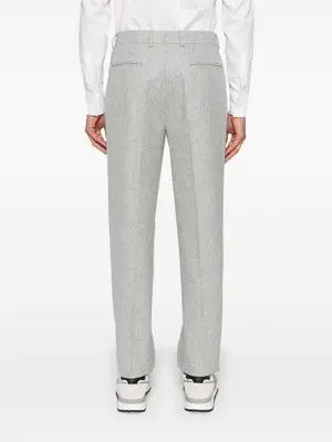 Zegna Felted Tailored Wool Trousers