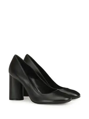 SERGIO ROSSI Pilier Leather Pumps - Black