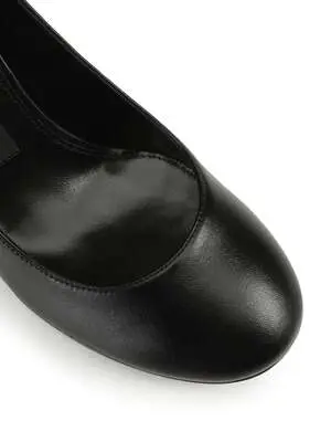SERGIO ROSSI Pilier Leather Pumps - Black