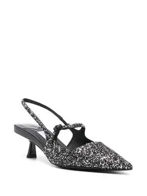 JIMMY CHOO Didi 45mm Pumps - Silver