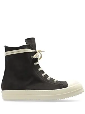 Rick Owens Lace-up Hi-top Trainers - Black