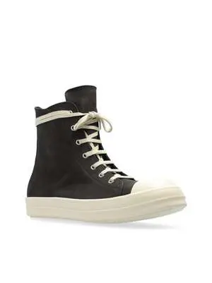 Rick Owens Lace-up Hi-top Trainers - Black