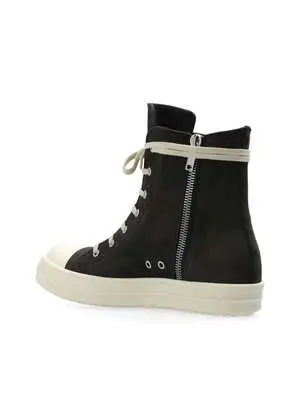 Rick Owens Lace-up Hi-top Trainers - Black