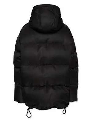 Dsquared2 Quilted Hooded Coat - Black