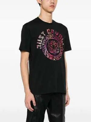 Just Cavalli Tiger Head-print T-shirt