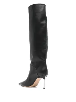 Casadei Superblade 80mm Leather Boots
