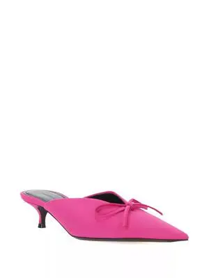 Balenciaga Bow-detail 40mm Mules - Pink