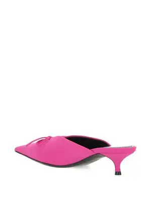 Balenciaga Bow-detail 40mm Mules - Pink