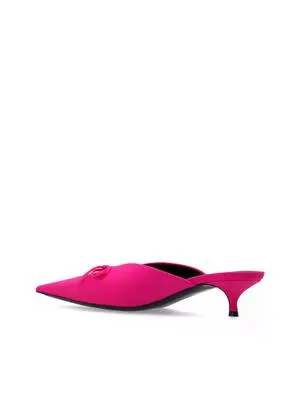Balenciaga Bow-detail 40mm Mules - Pink
