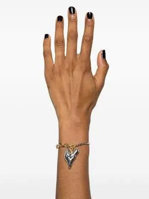 VANN JEWELRY Heart Charms Chain Bracelet