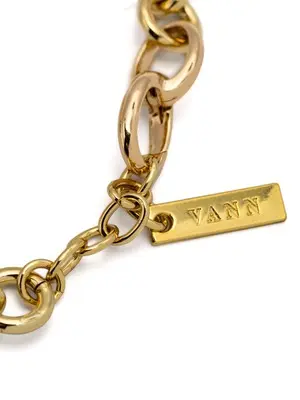 VANN JEWELRY Heart Charms Chain Bracelet