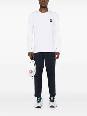 Stone Island Compass-badge Cotton T-shirt - White