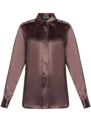 TOM FORD Buttoned Silk Shirt