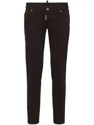 Dsquared2 Low-rise Skinny Trousers - Black
