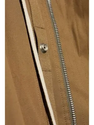 Rick Owens Hooded Padded Coat - Brown