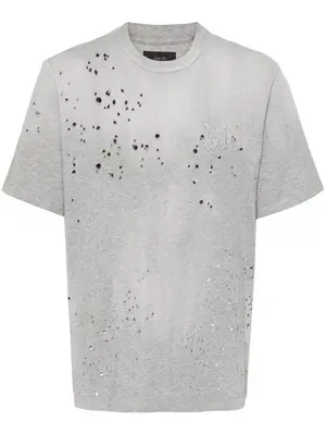 Amiri Shotgun Cotton T-shirt - Grey