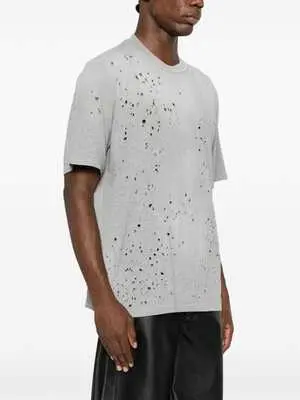 Amiri Shotgun Cotton T-shirt - Grey