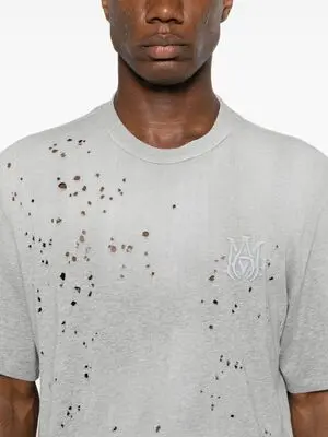 Amiri Shotgun Cotton T-shirt - Grey