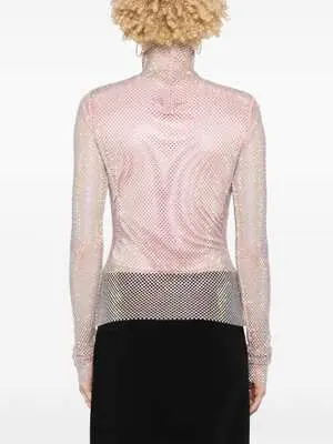 Sportmax Sequined Layered Top - Purple