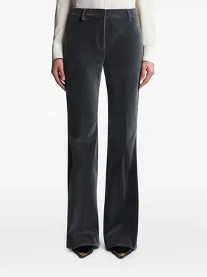 Etro Flared Velvet Trousers - Grey