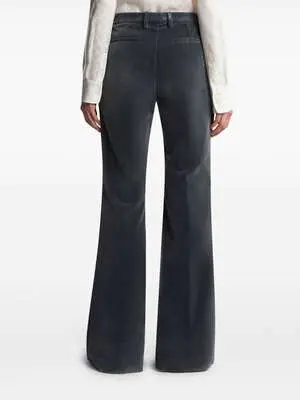 Etro Flared Velvet Trousers - Grey