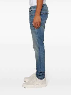 Amiri Low-rise Skinny Jeans - Blue