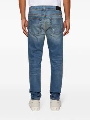 Amiri Low-rise Skinny Jeans - Blue