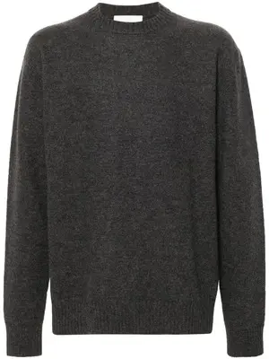 JIL SANDER Crew-neck Wool Jumper - Grey
