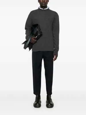 JIL SANDER Crew-neck Wool Jumper - Grey