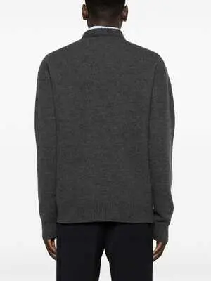 JIL SANDER Crew-neck Wool Jumper - Grey