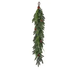 VALERIE PARR HILL 48' Cedar And Spruce Cone Garland Valerie - One-color