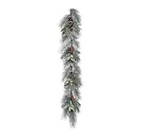 VALERIE PARR HILL 48 Frost Cedar Leaf Garland Valerie - One-color