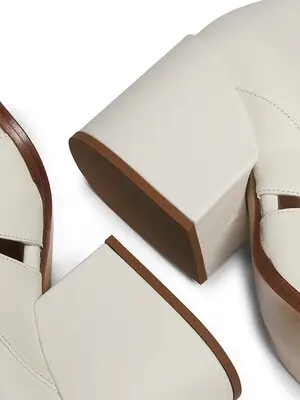 Gabriela Hearst Eliza 80mm Leather Loafers