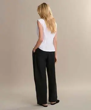 Jenni Kayne Linen Logan Pant - Black