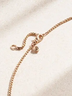 David Yurman Châtelaine 18-karat Rose Morganite, And Diamond Necklace - Gold