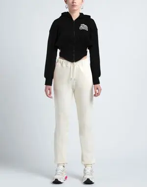 Versace Cotton French Terry Zip-up Hoodie With Embroidered Logo - Black