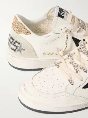 GOLDEN GOOSE Ball Star Leather Sneakers - White