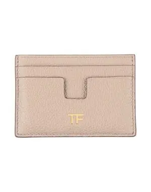 TOM FORD Cardholder Sand Calfskin - Beige