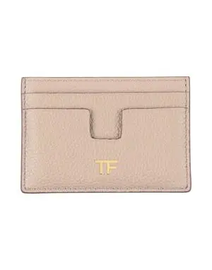 TOM FORD Cardholder Calfskin - Beige