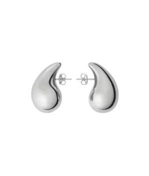 Bottega Veneta Small Drop Earrings - Silver