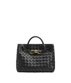 Bottega Veneta Andiamo Top Handle Bag - Black