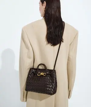Bottega Veneta Small Andiamo Top Handle Bag - Fondant